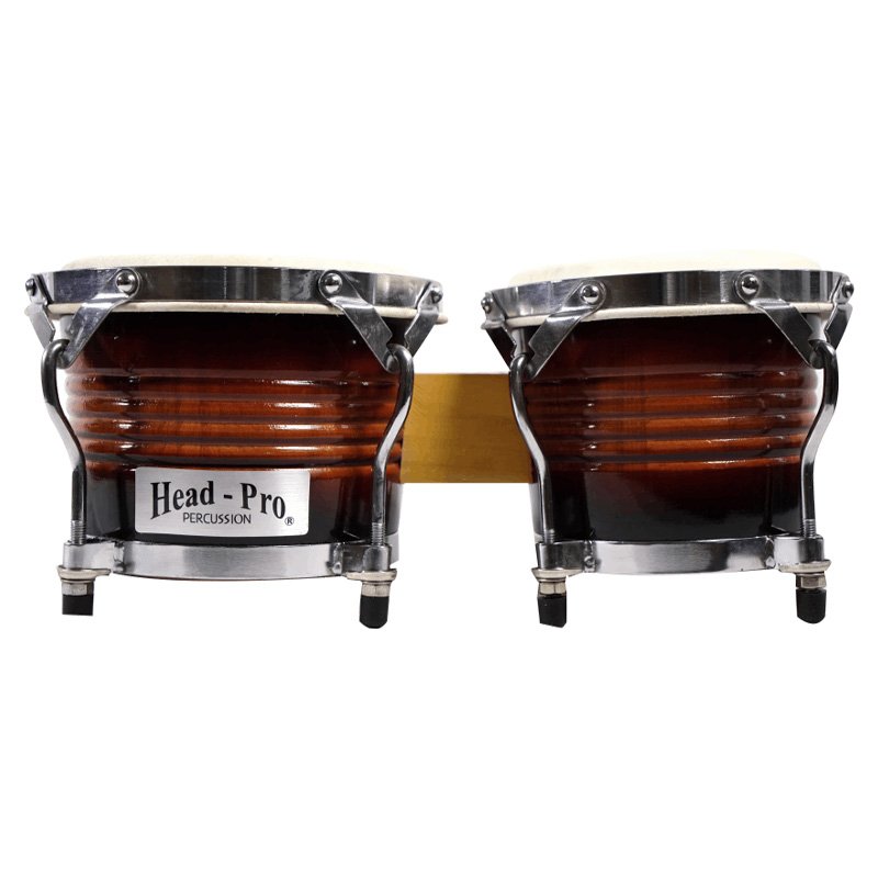 BONGOS HEAD PRO PROFESIONALES SUNBURST MOD.HP-BONGO-SB - SERVIMUSIC